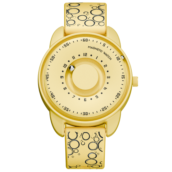 Bubbles Yellow Kids Watch – Magic Time Display by Magneto Watch