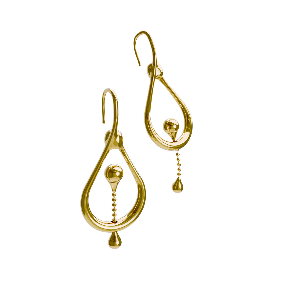 MAGNETO Earrings Float Gold