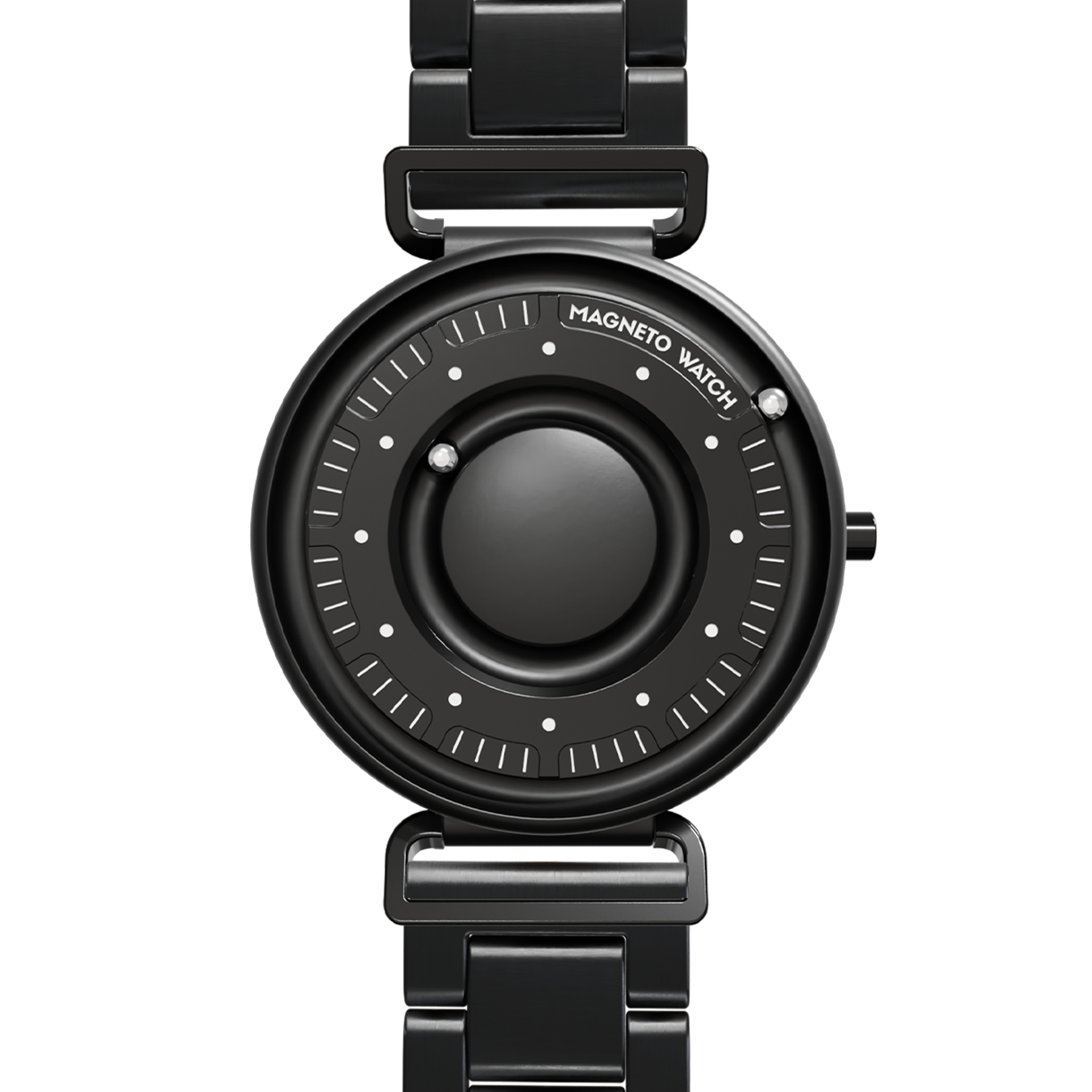 Magneto Watch - Primus Black Edelstahl Schwarz